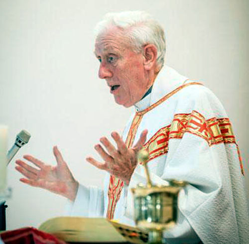 Fr. Denis Kennedy, uncle of the bride celebrated the wedding mass